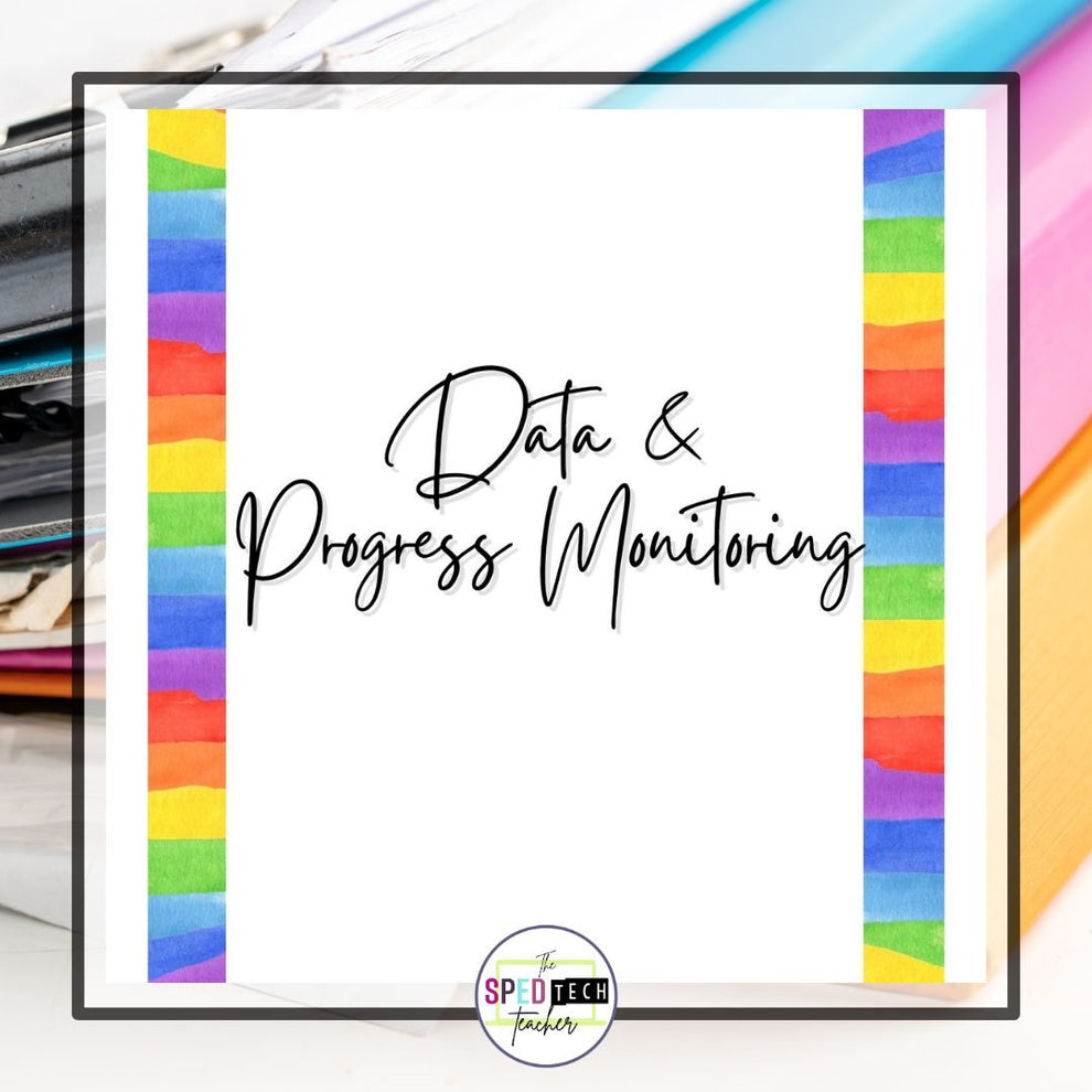 Progress Monitoring Binder Covers (Digital Download) – The SpEd Tech ...