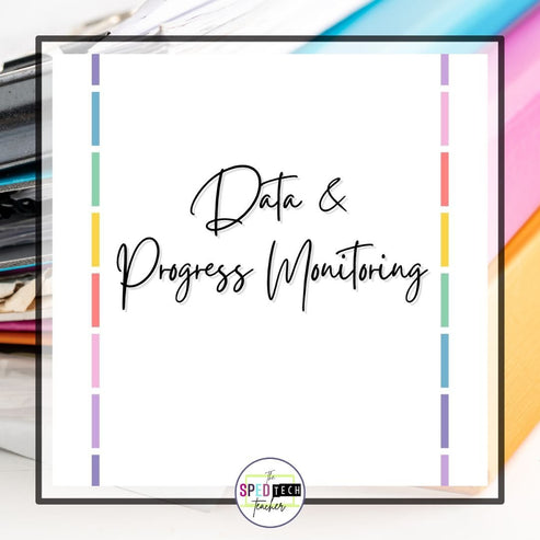 Progress Monitoring Binder Covers (Digital Download) – The SpEd Tech ...